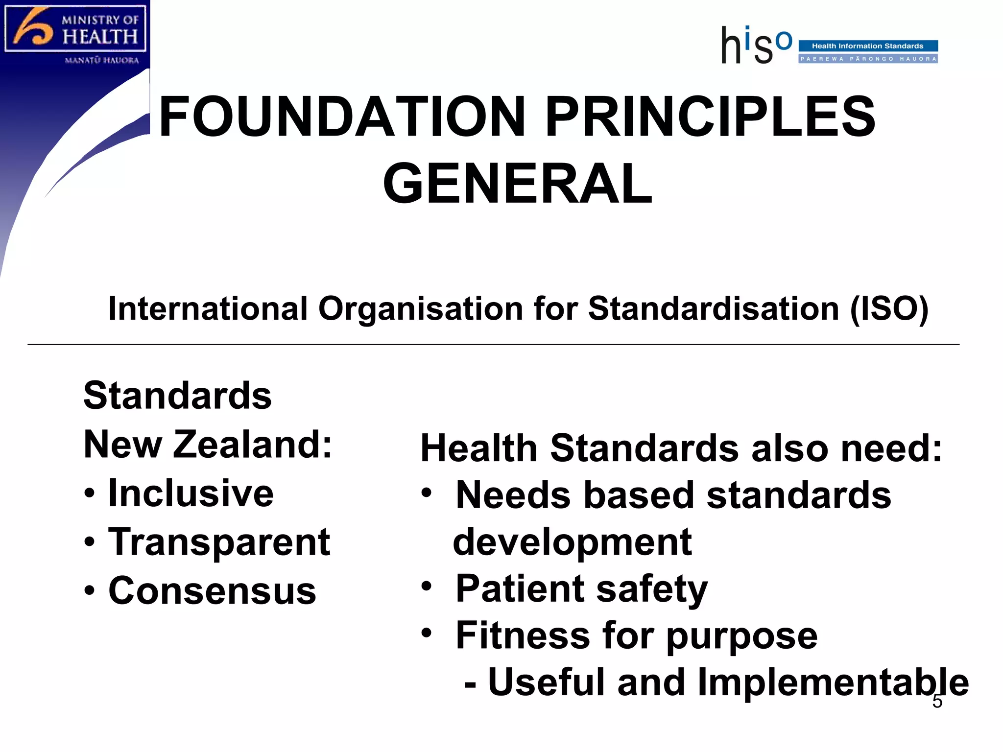 Health Information Standards in NZ | PPT