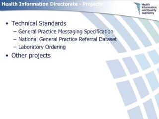 Health Information Standards - Kevin O'Carroll | PPT