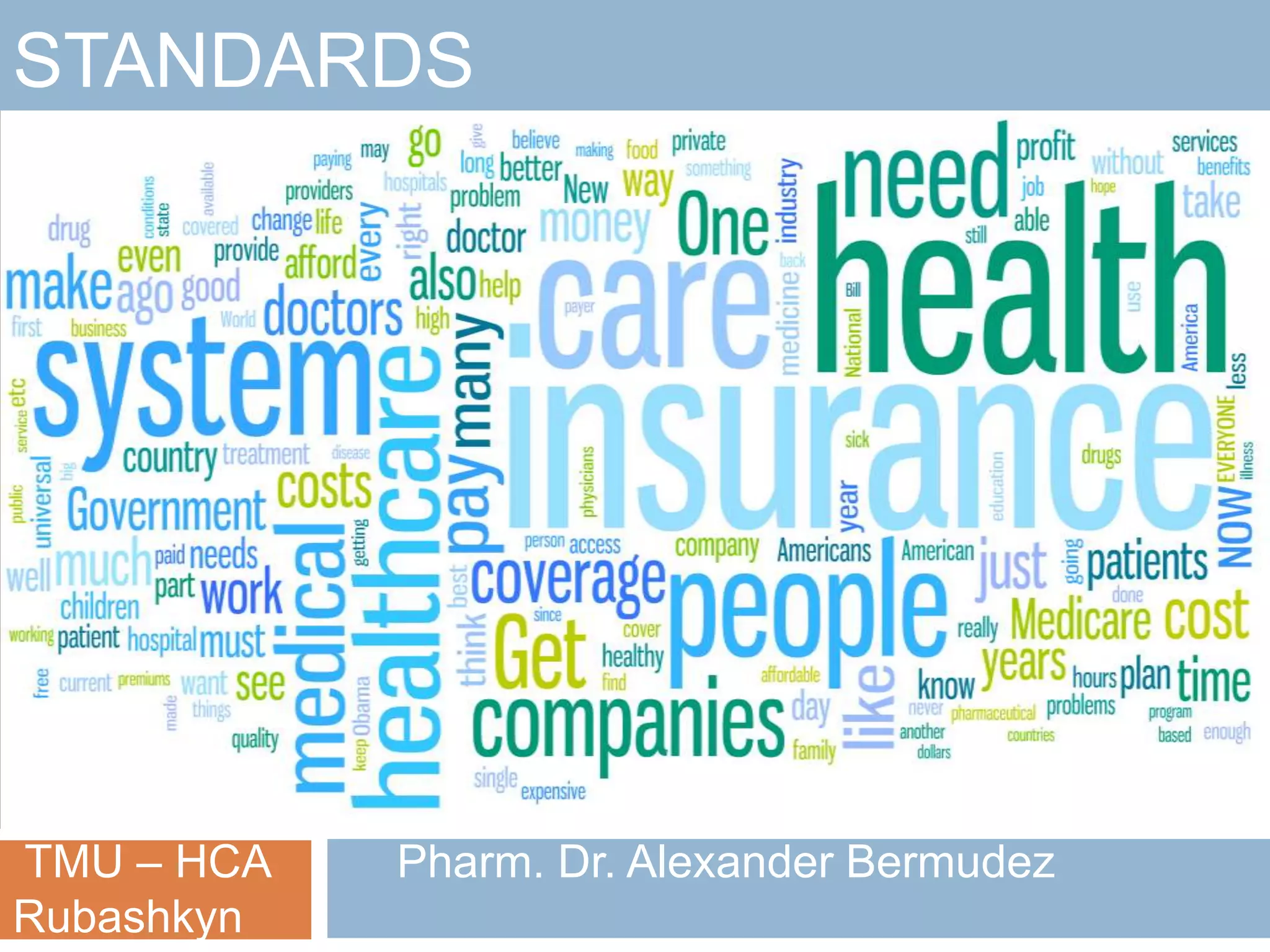 Health information standars | PPTX