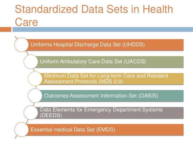 Health information standars