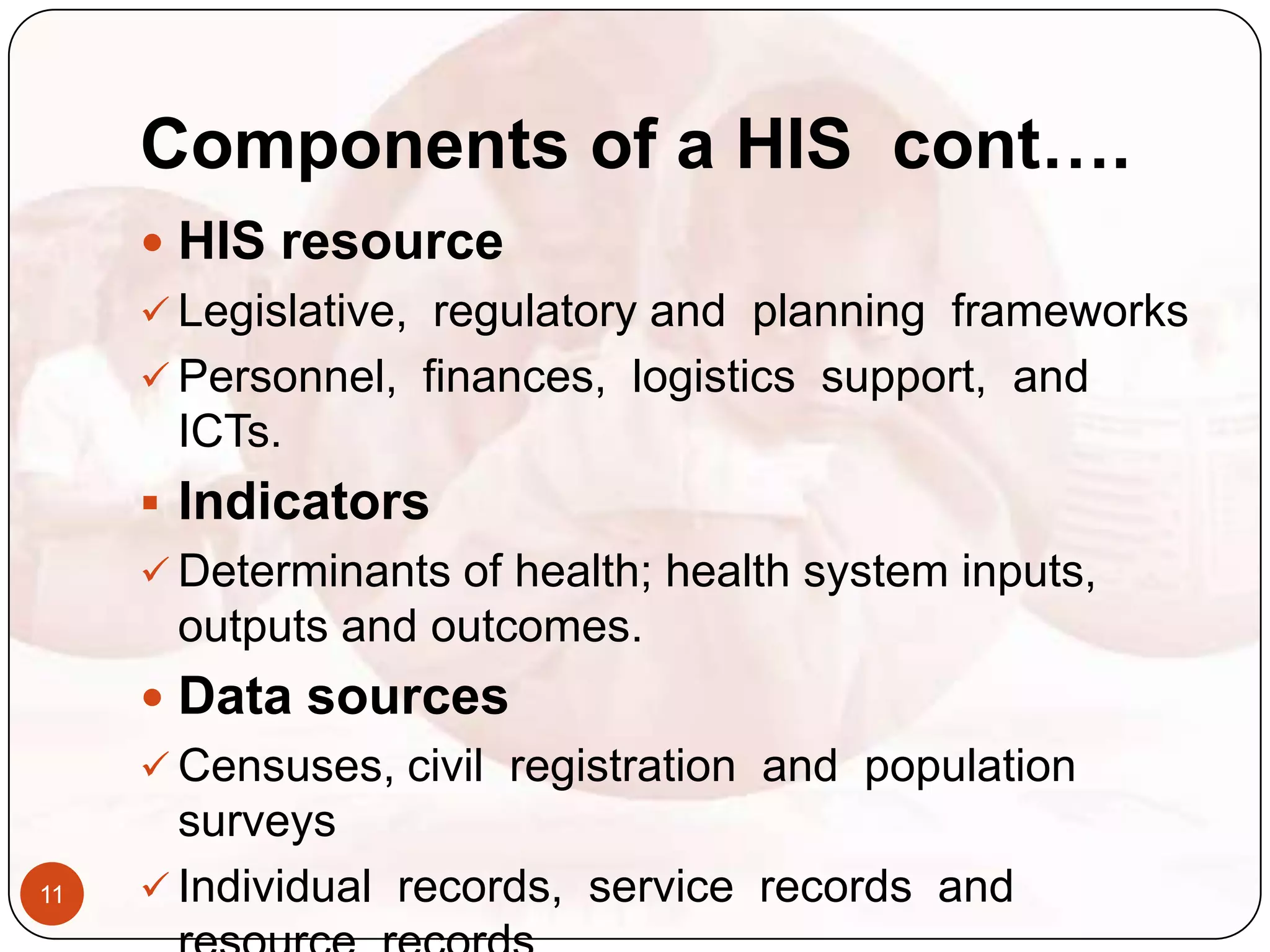 Intorduction to Health information system presentation | PPTX