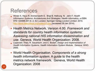 Intorduction to Health information system presentation | PPTX