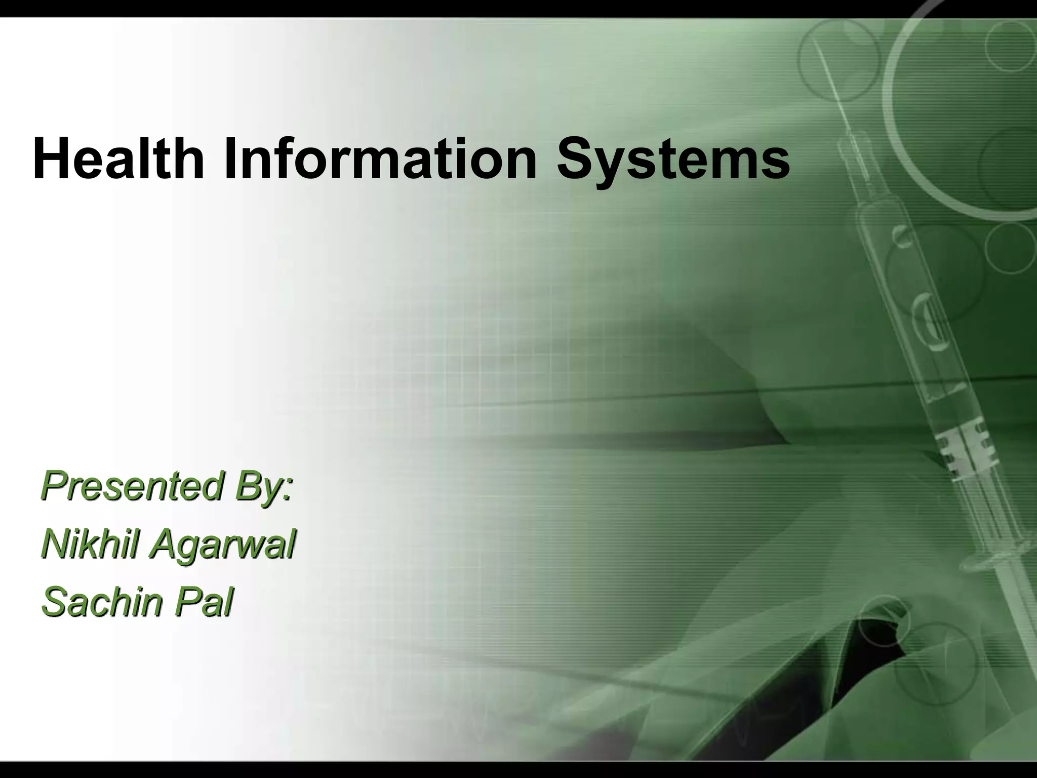 Health Information Systems | PPTX