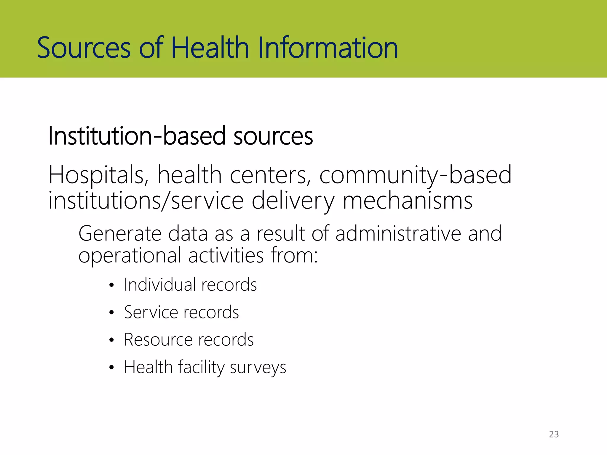 Health information systems | PPTX