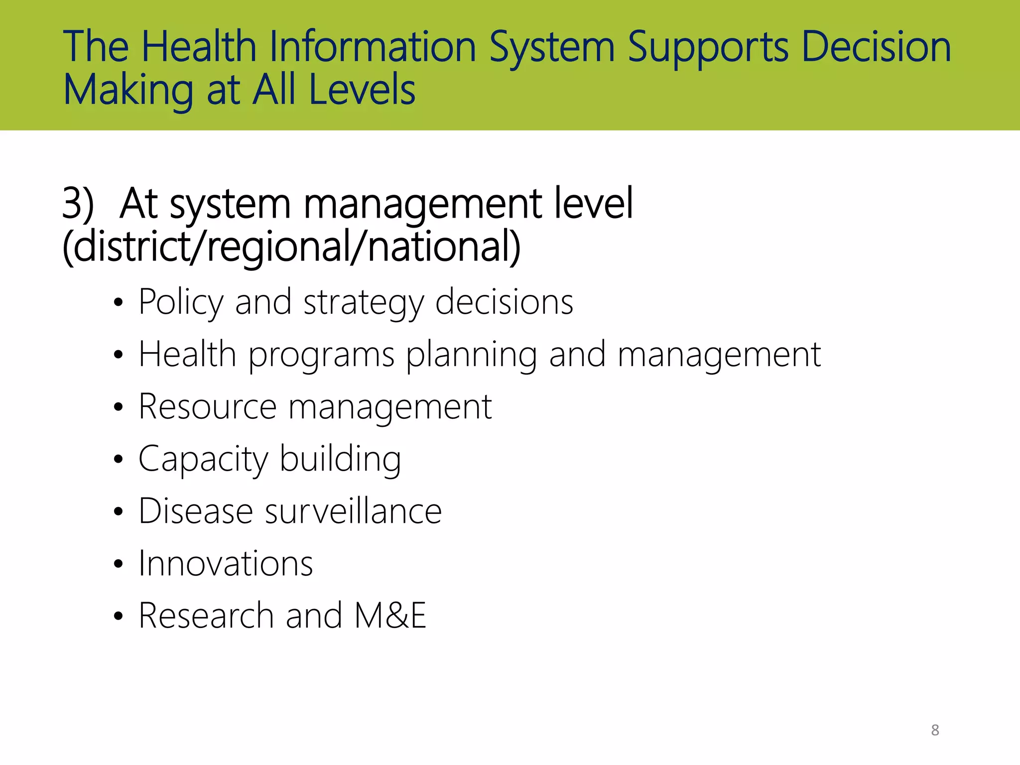 Health information systems | PPTX