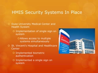 Health information system security | PPTX