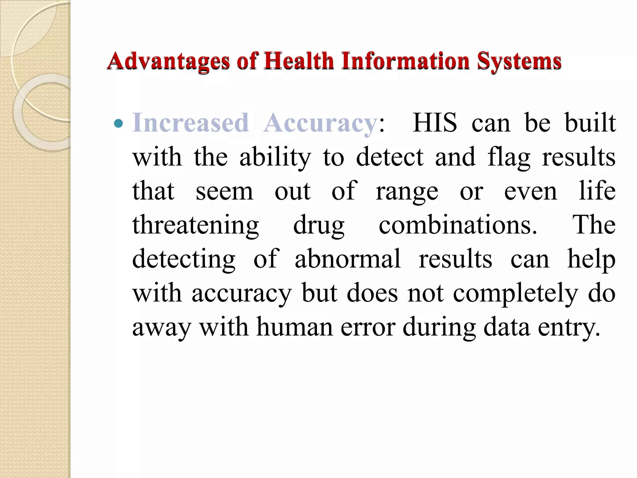 Health information systems (his) | PPTX