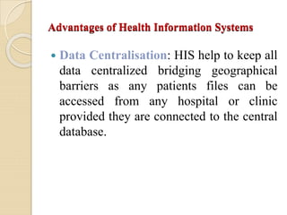 Health information systems (his) | PPTX
