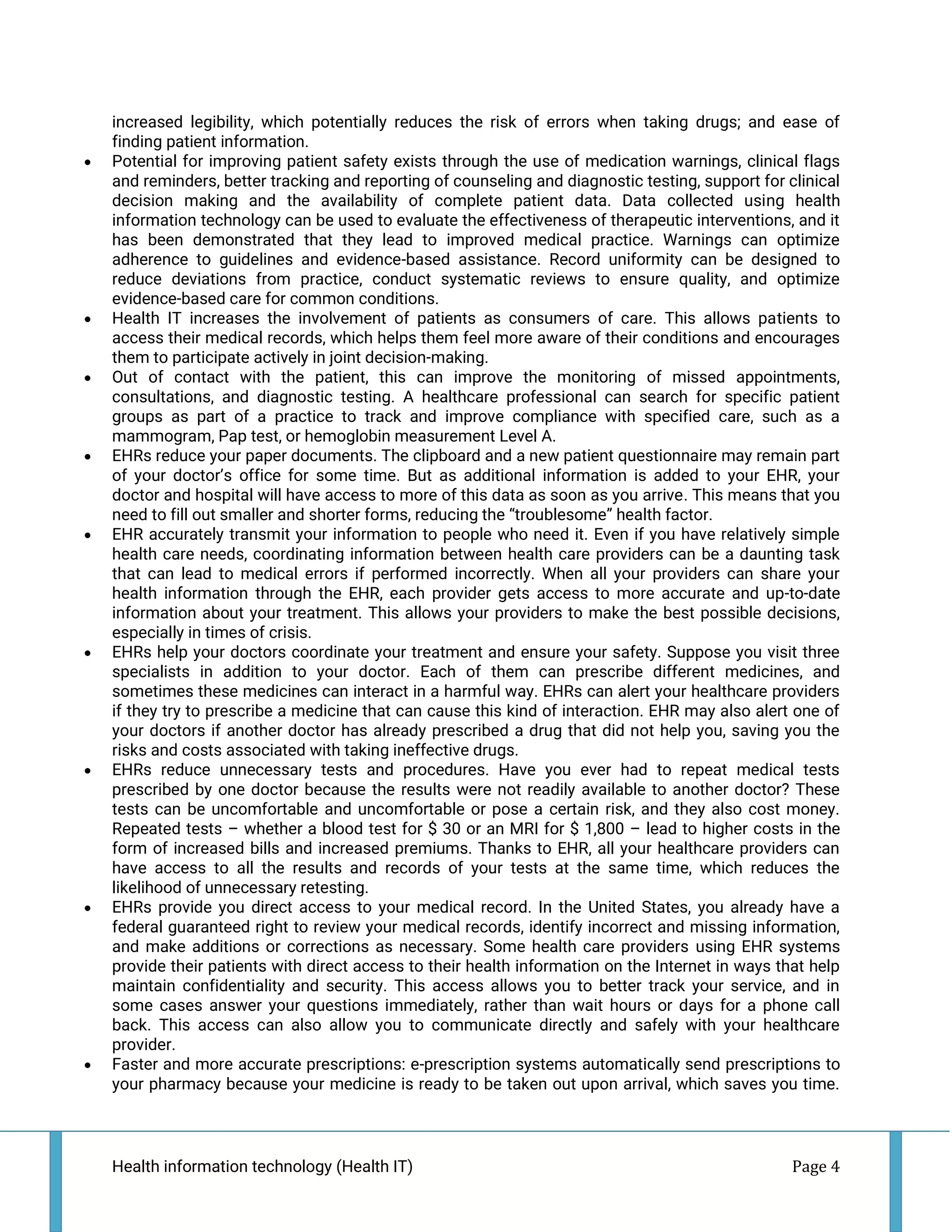 Health information technology (Health IT) | PDF