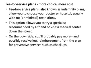 HEALTH INSURANCE PRESENTATION | PPTX