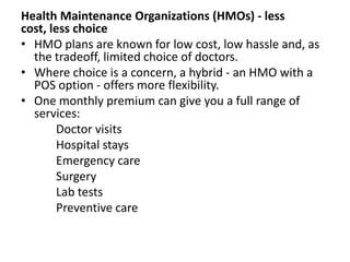 HEALTH INSURANCE PRESENTATION | PPTX