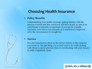 Health Insurance - An Overview | PPTX | Health Insurance | Insurance