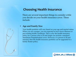 Health Insurance - An Overview | PPTX