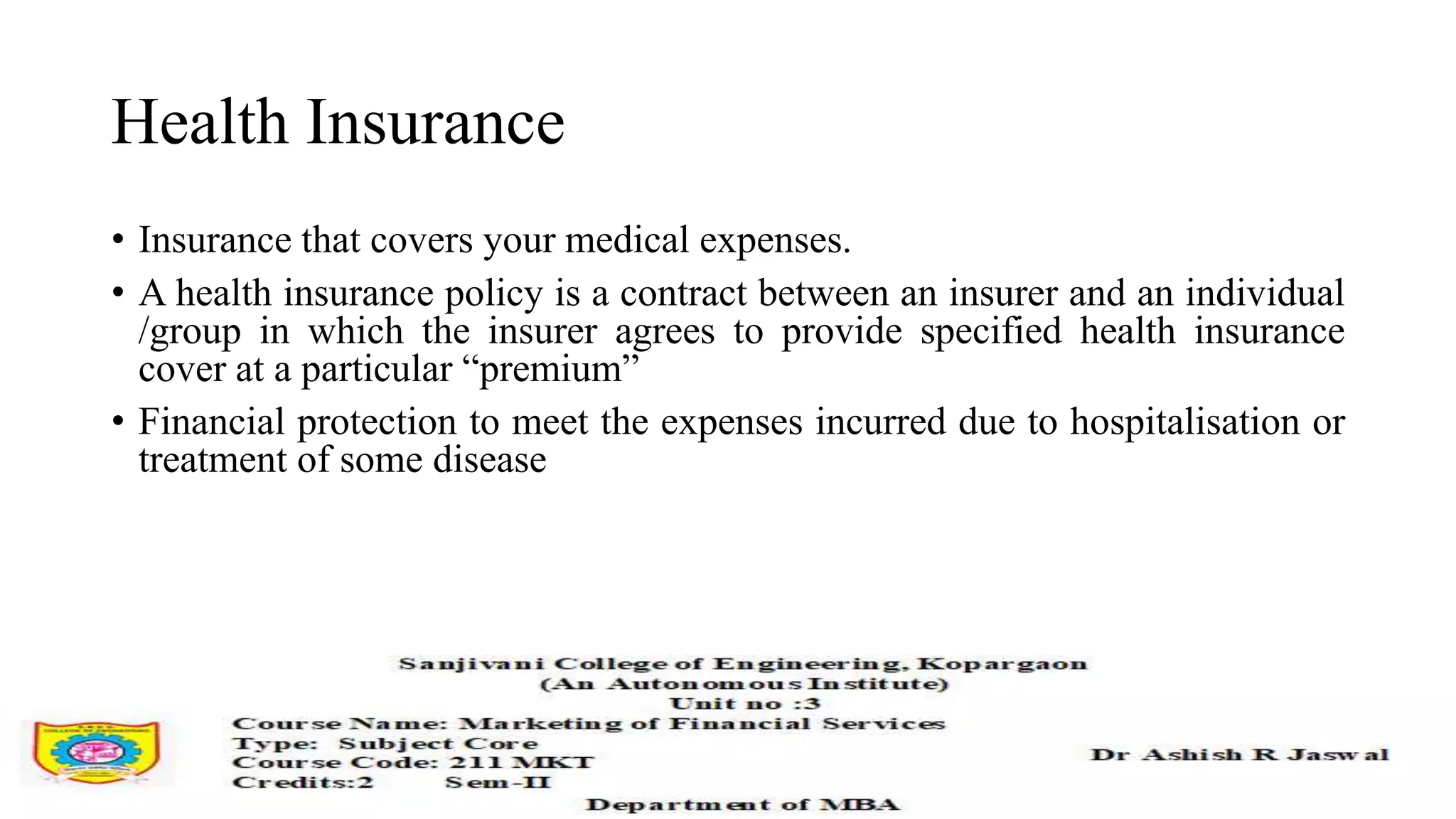Health Insurance | PPT