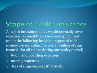 Health insurance | PPTX | Health Insurance | Insurance