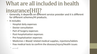 Health insurance | PPT