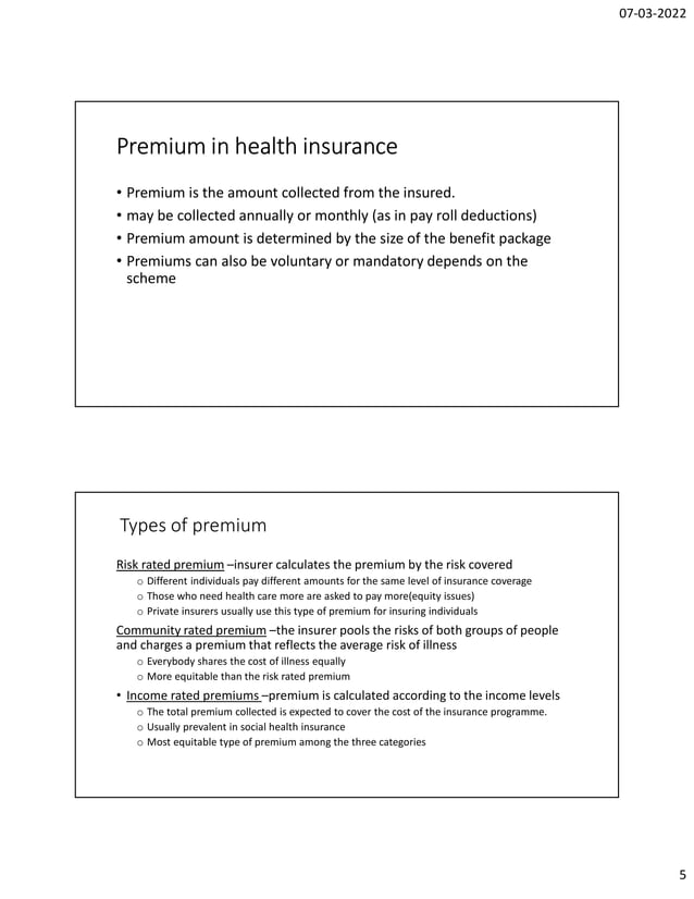 Health insurance | PDF