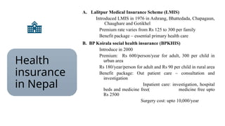 National Health Insurance in Nepal: Goals, Benefits & Barriers | PPTX
