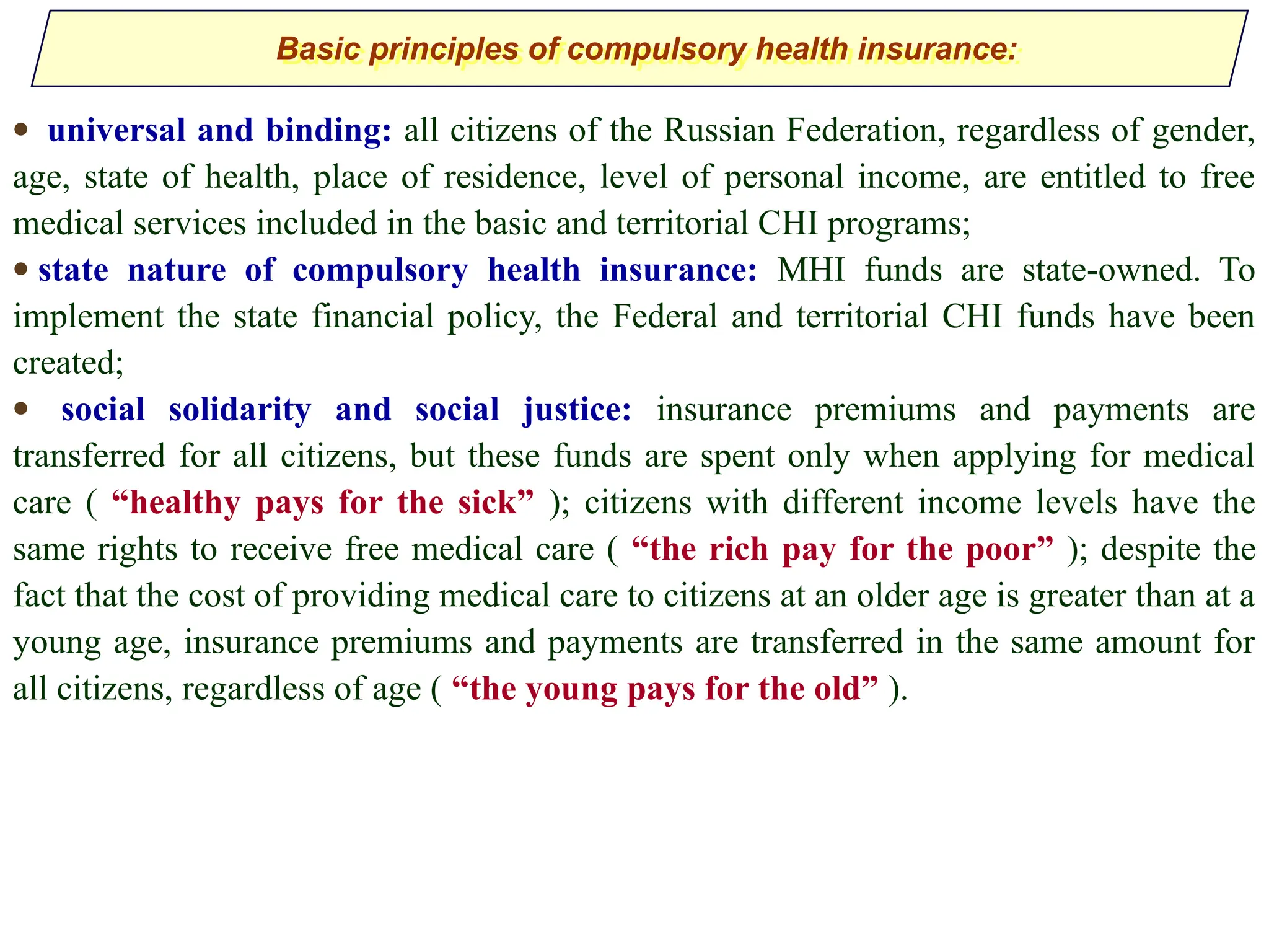 Health insurance.pptx describe the system of health insurance | PPTX