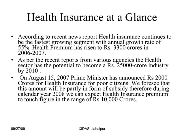 Health Insurance | PPT
