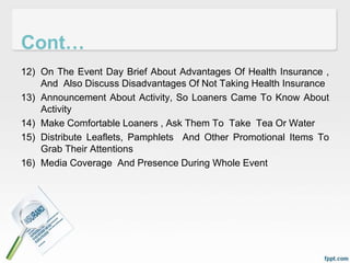 Health insurance activity | PPT