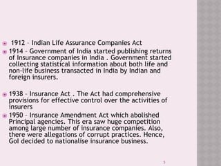 HEALTH INSURANCE AND IT HISTORY (1).pptx | Life Insurance | Insurance