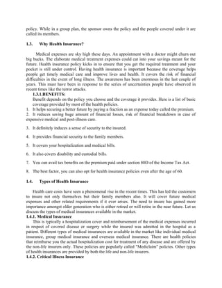 Health insurance an overview | DOC | Health Insurance | Insurance