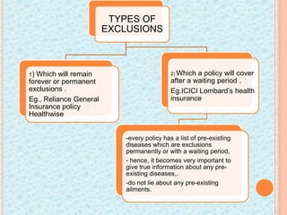 Health insurance ppt | PPTX