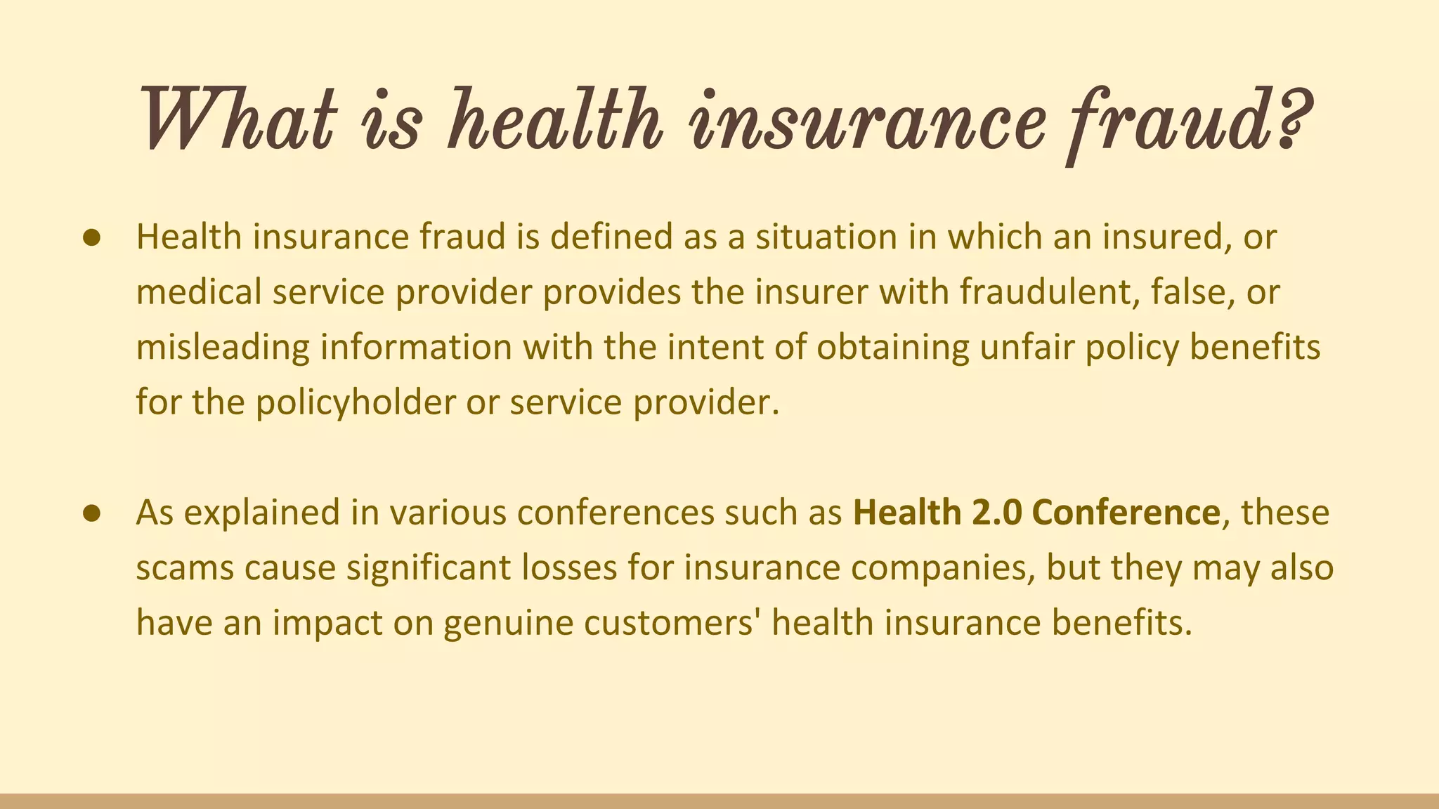 Health Insurance Fraud | Health 2.0 Conference suggests ways to protect ...