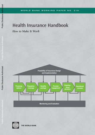 Health Insurance Handbook: How to Make It Work | PDF