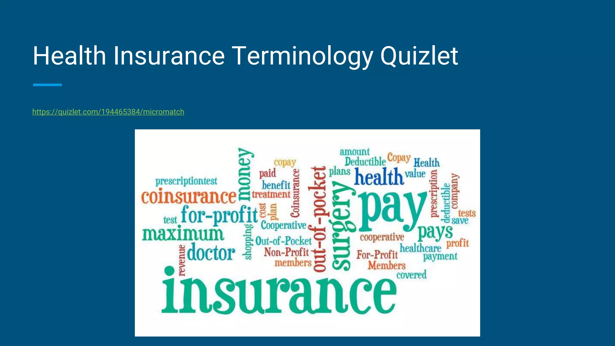 Health insurance literacy | PPT