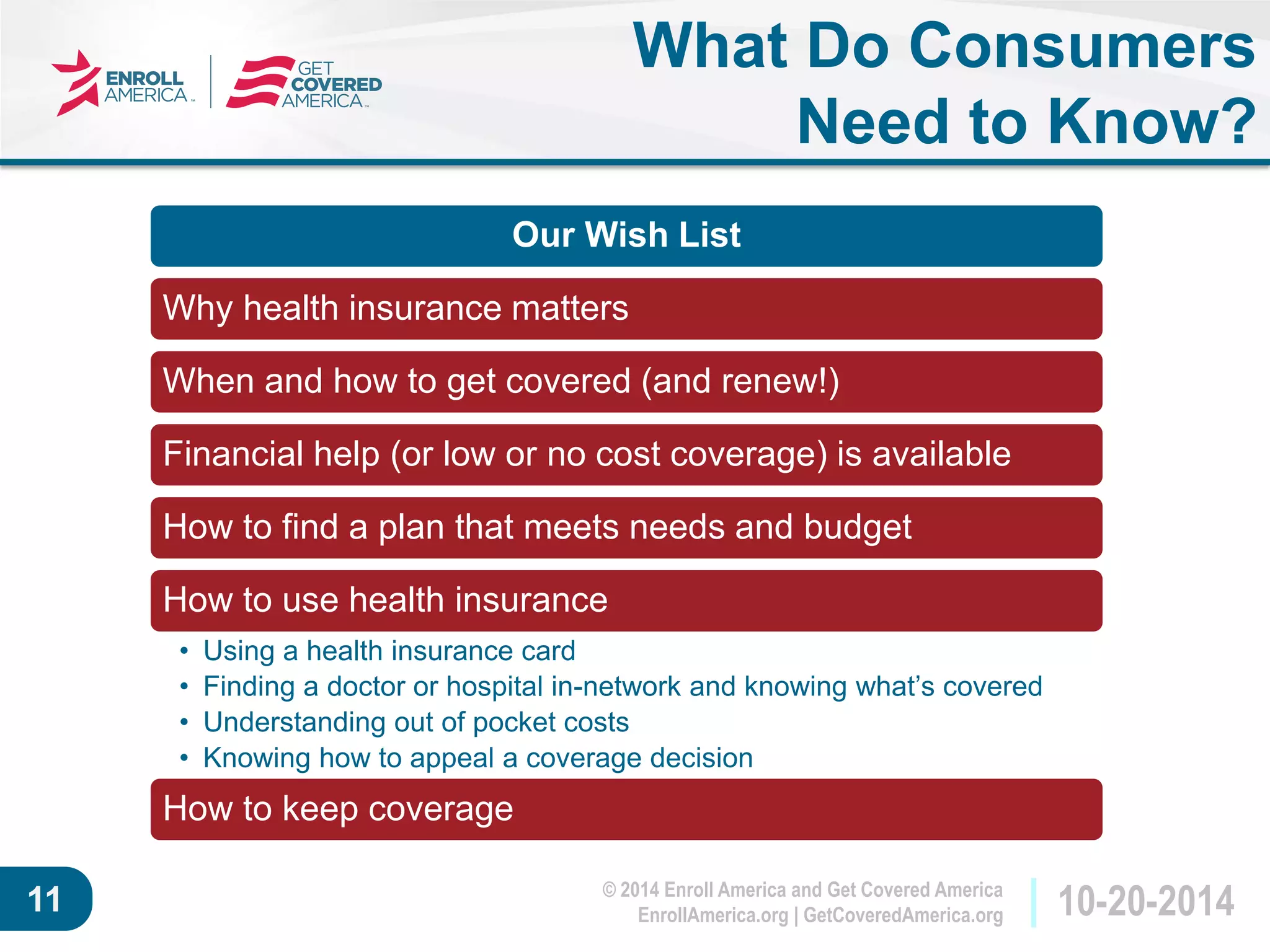 Health Insurance Literacy: Key Considerations for Stakeholders | PDF ...