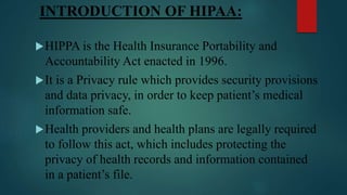 Health Insurance Portability & Accountability Act (HIPAA).pptx
