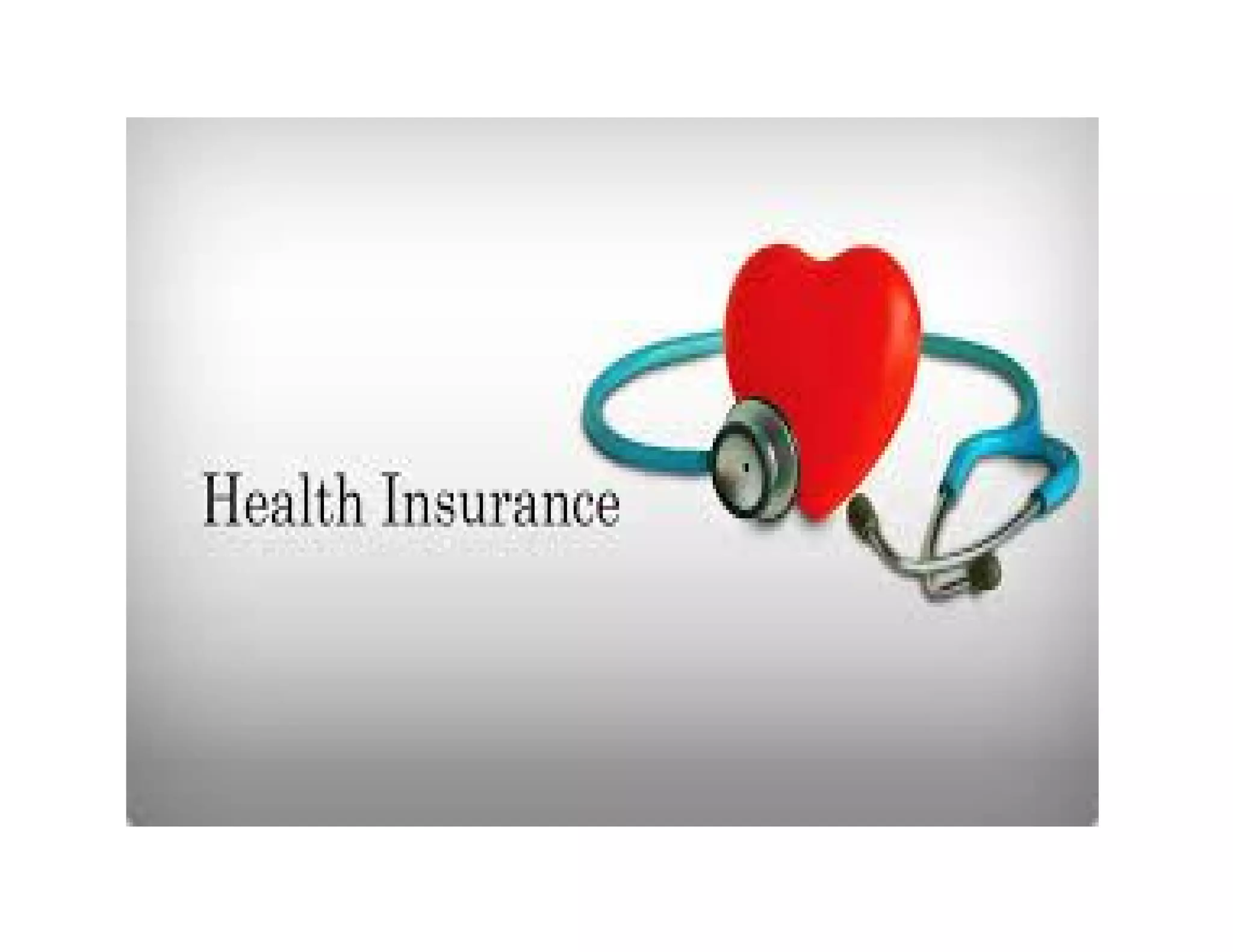 Health insurance ppt | PDF
