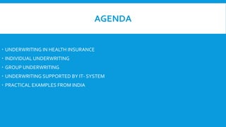 HEALTH INSURANCE UNDERWRITING | PPTX