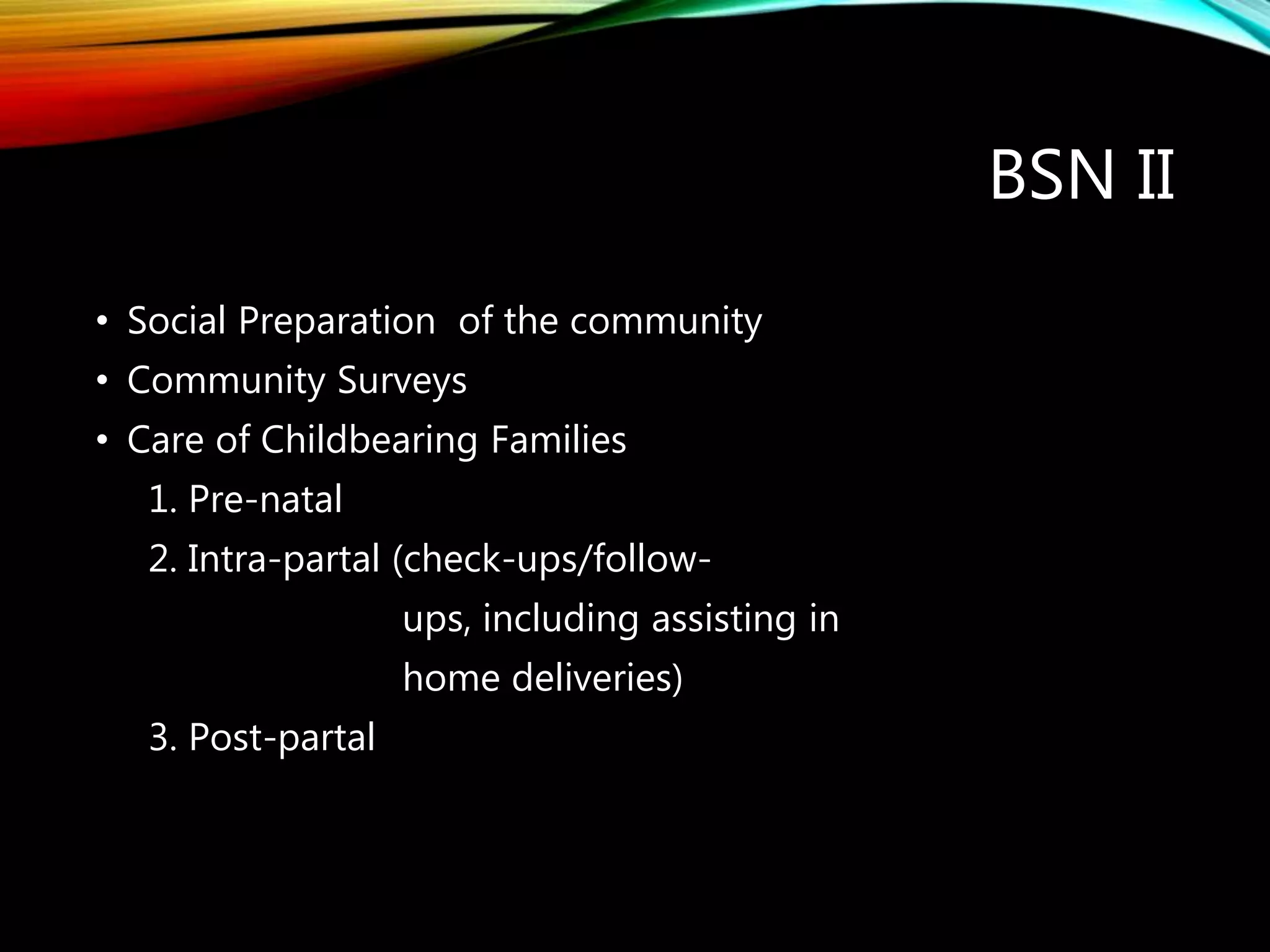 HEALTH INTERVENTION SCHEME FOR COMMUNITY HEALTH NURSING | PPTX