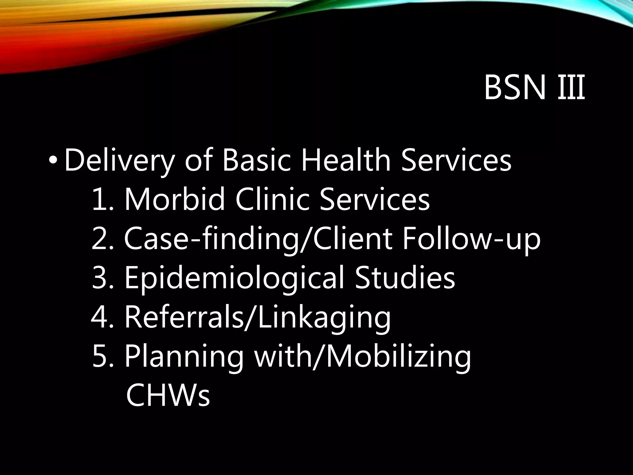HEALTH INTERVENTION SCHEME FOR COMMUNITY HEALTH NURSING | PPTX
