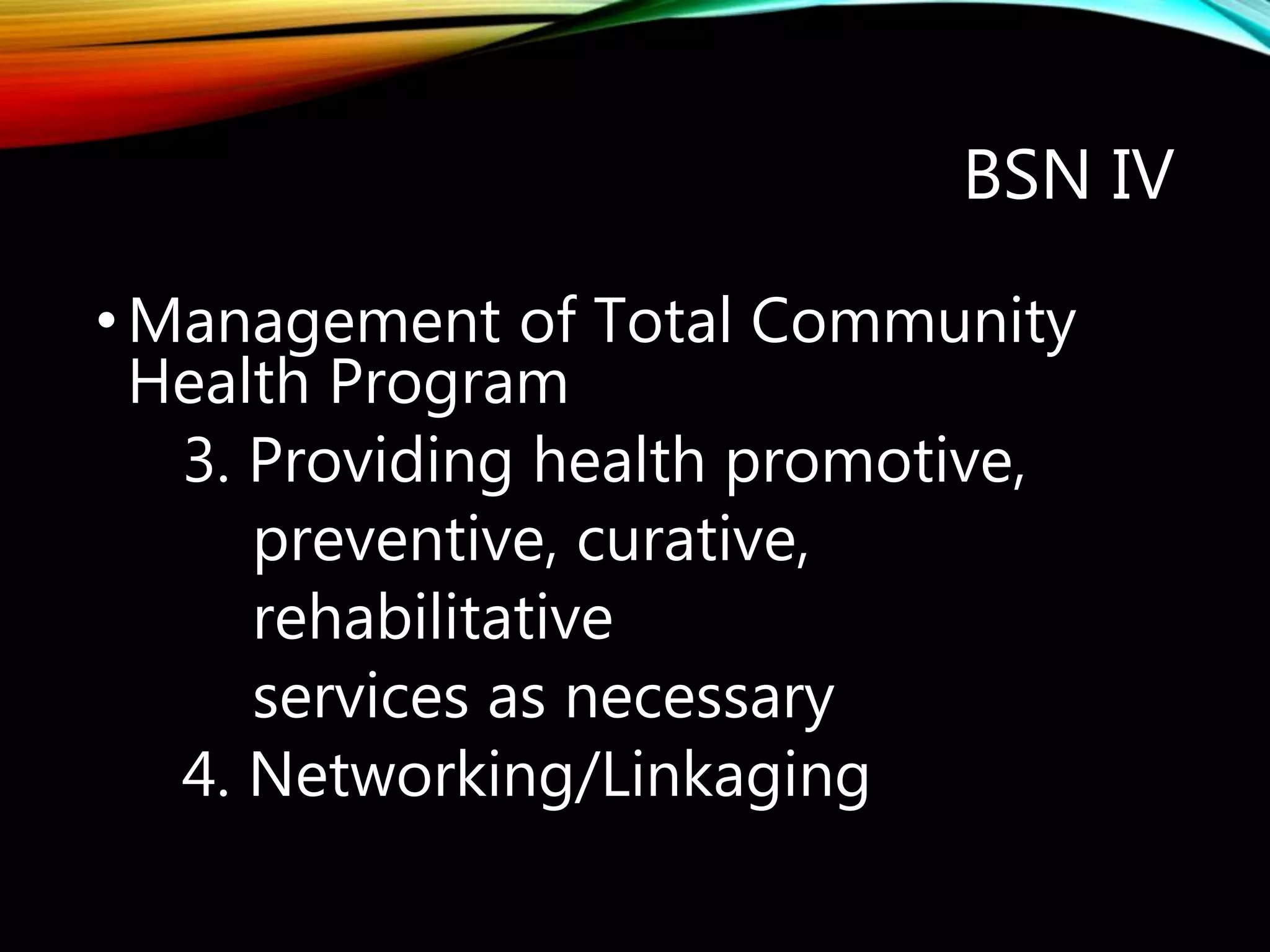 HEALTH INTERVENTION SCHEME FOR COMMUNITY HEALTH NURSING | PPTX