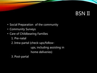HEALTH INTERVENTION SCHEME FOR COMMUNITY HEALTH NURSING | PPT