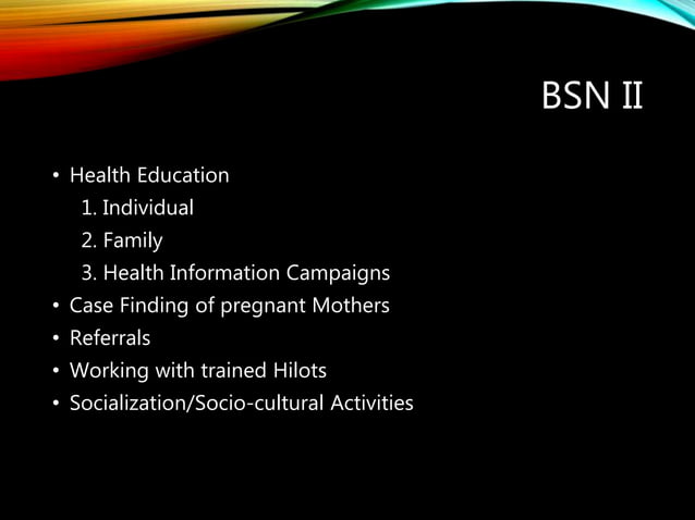 HEALTH INTERVENTION SCHEME FOR COMMUNITY HEALTH NURSING | PPT