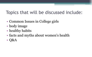 Health issues in Girls.pptx