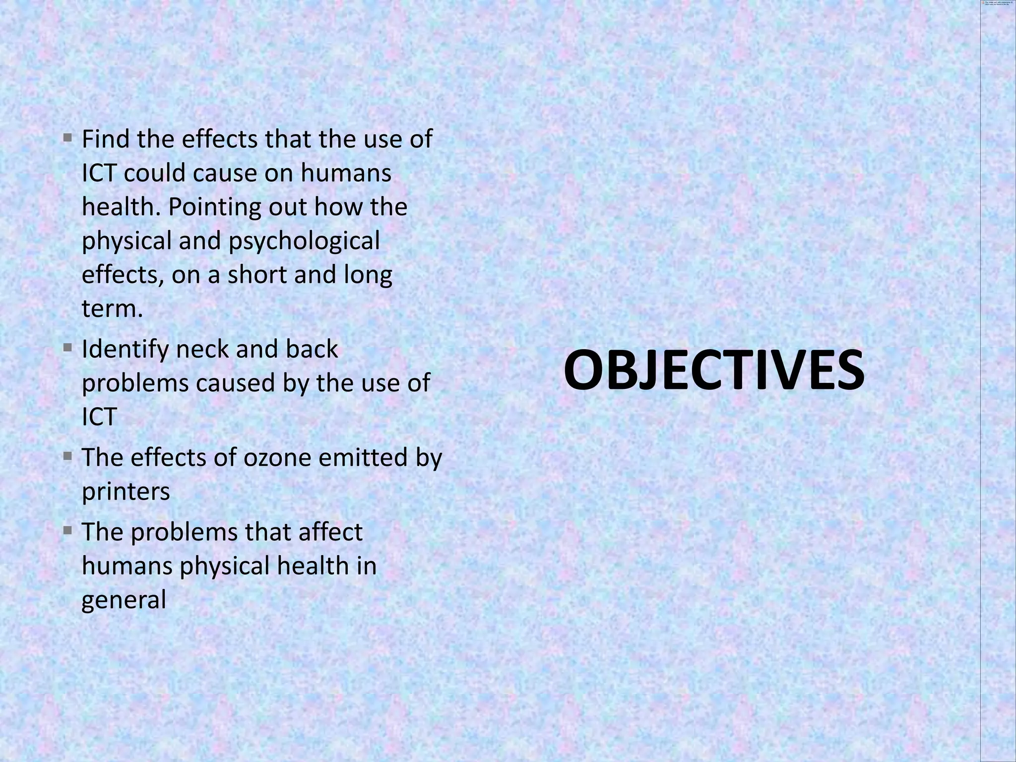 Health issues of ICT | PPTX