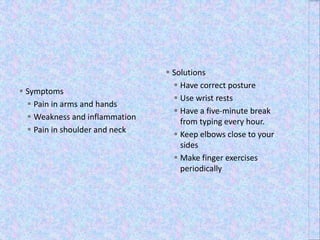 Health issues of ICT | PPTX