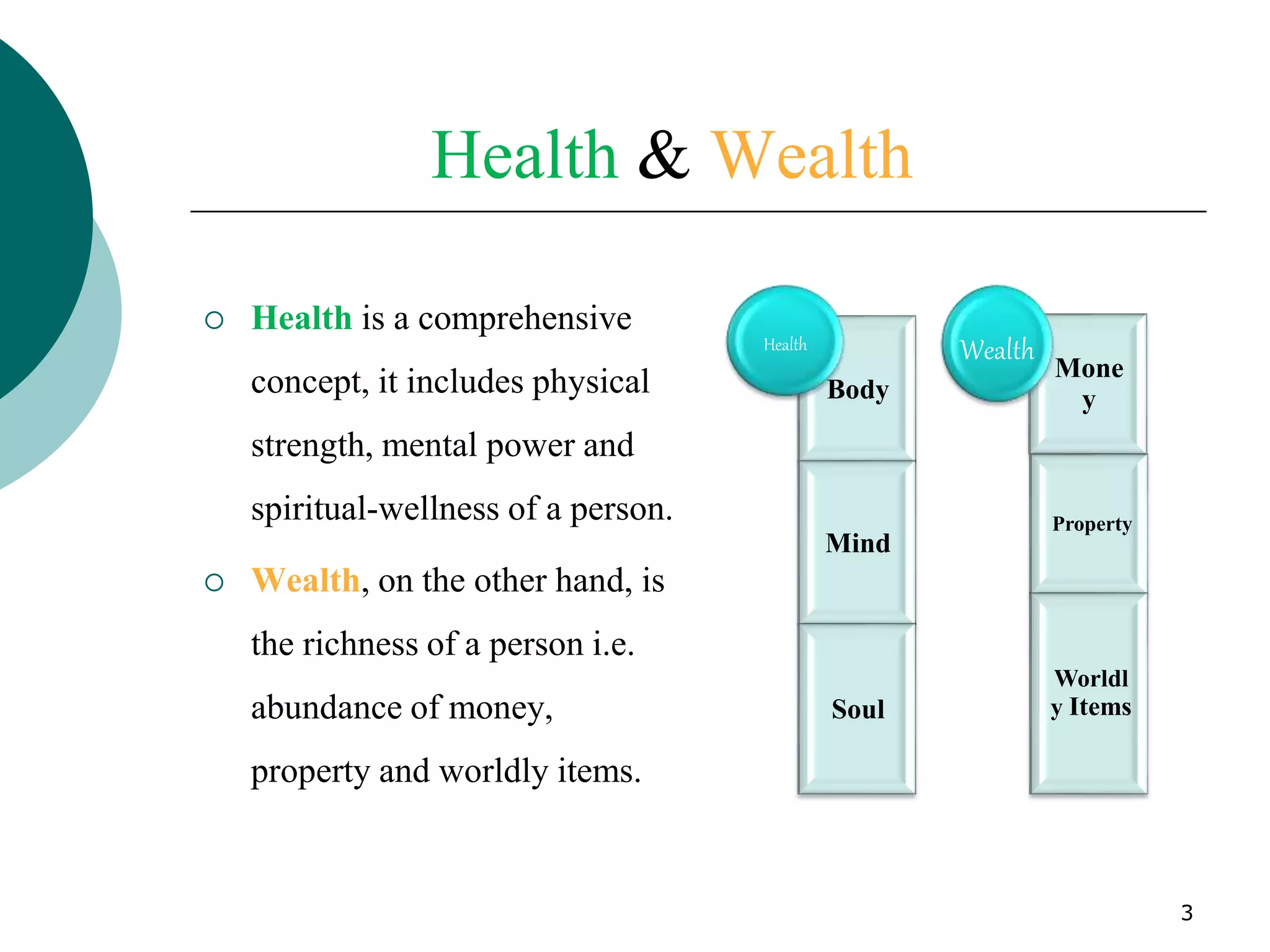 Health is wealth | PPTX