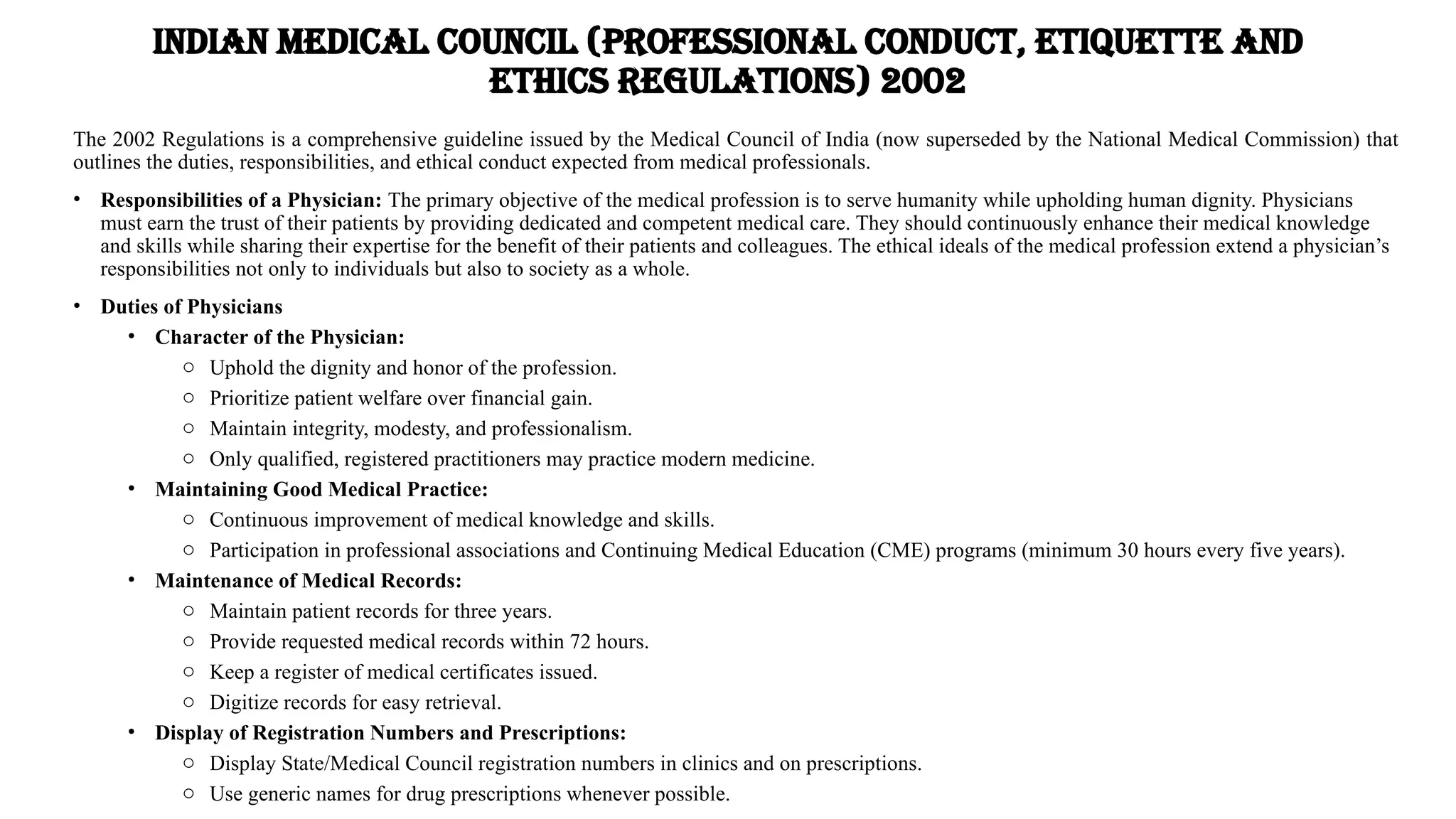 Health Law - 4 [Medical Ethics].....pptx