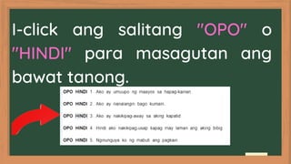 Health Learning Task1.1: Tuklasin Natin Instructions | PDF
