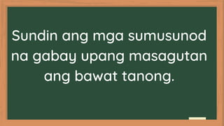 Health Learning Task1.2 Subukin Natin Instructions | PPT