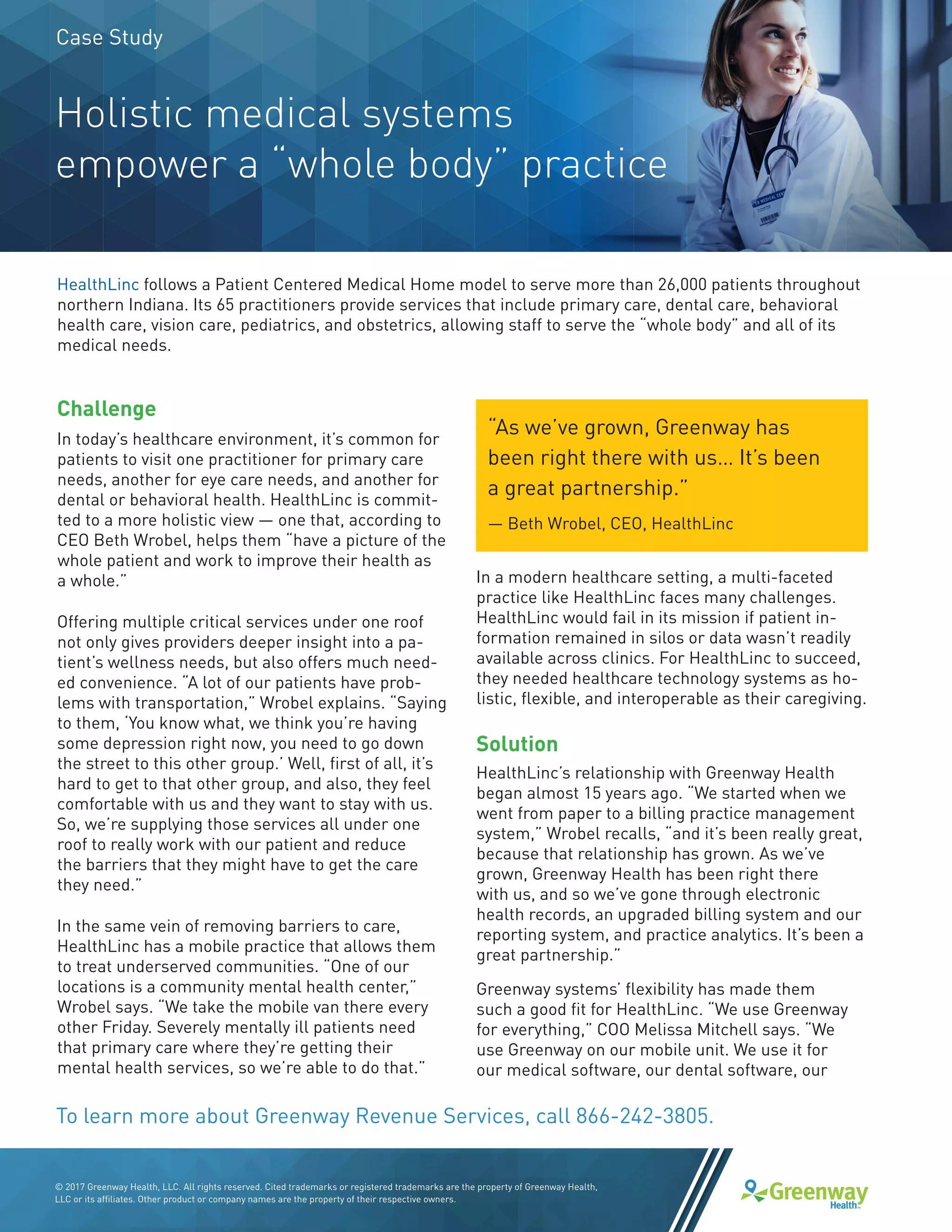 Greenway Health HealthLinc Case Study | PDF