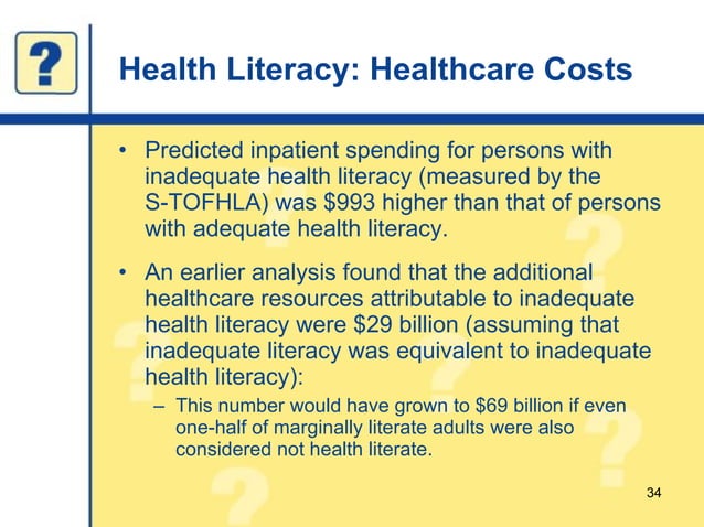 Healthliteracy | PPT