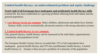 Health literacy | PPTX